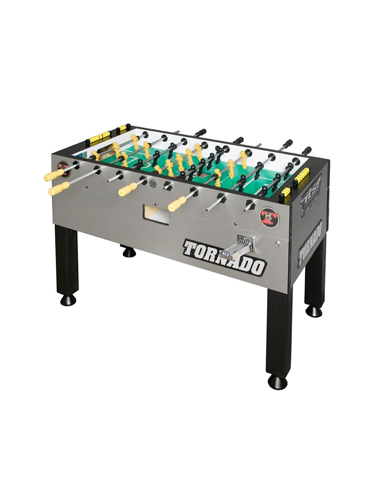 Tornado Foosball Table - Platinum Tour Edition (Coin-Op) Color Silver ...
