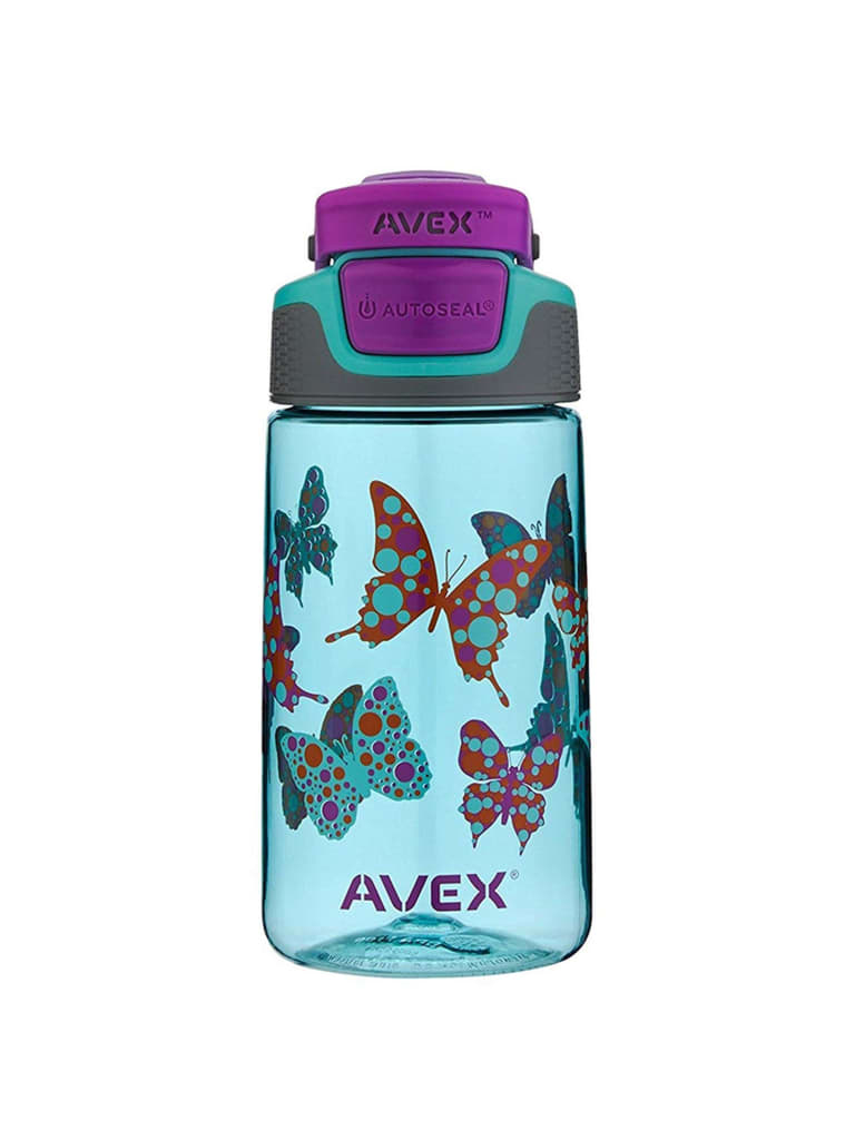 Avex Freeride Autoseal Kids Water Bottle Color Barbados ButterflyVolume ...