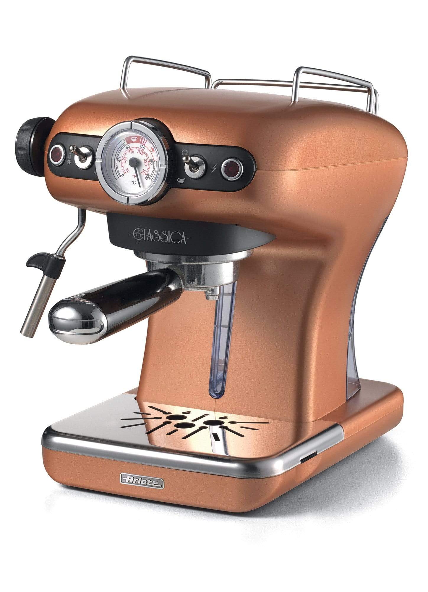 Ariete Classica Pump Espresso Machine, Copper 1389-Cpr | Jomla.ae