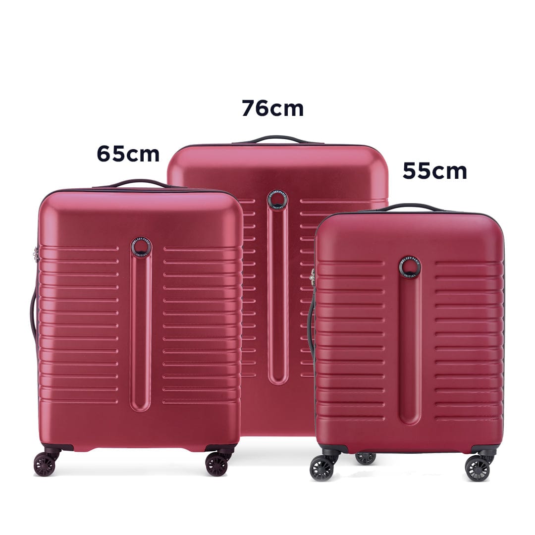 Order Delsey Iroise 55+65+76cm Hardcase 4 Double Wheel 3 Piece Luggage ...