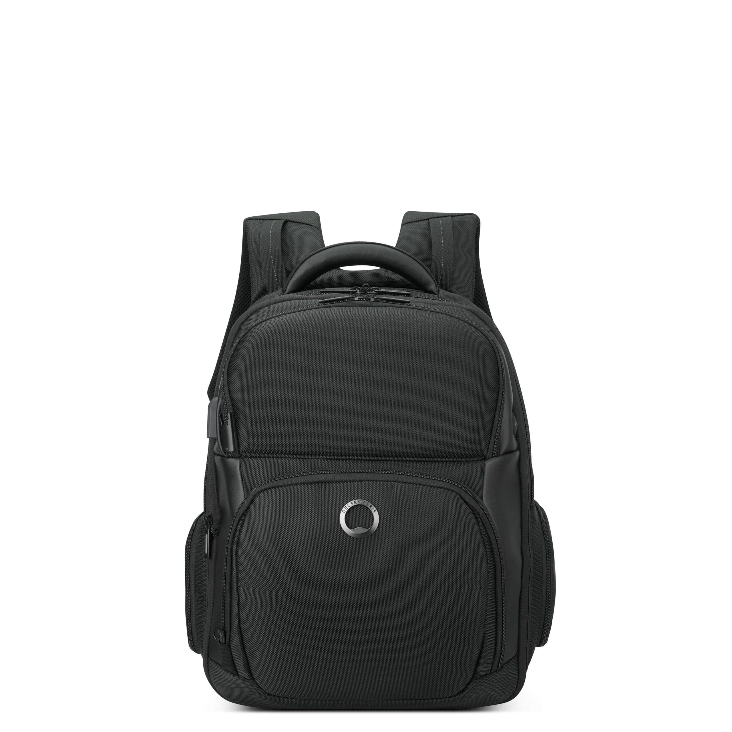 Delsey Quarter Prem 15.6" Laptop Protection Backpack Black ...