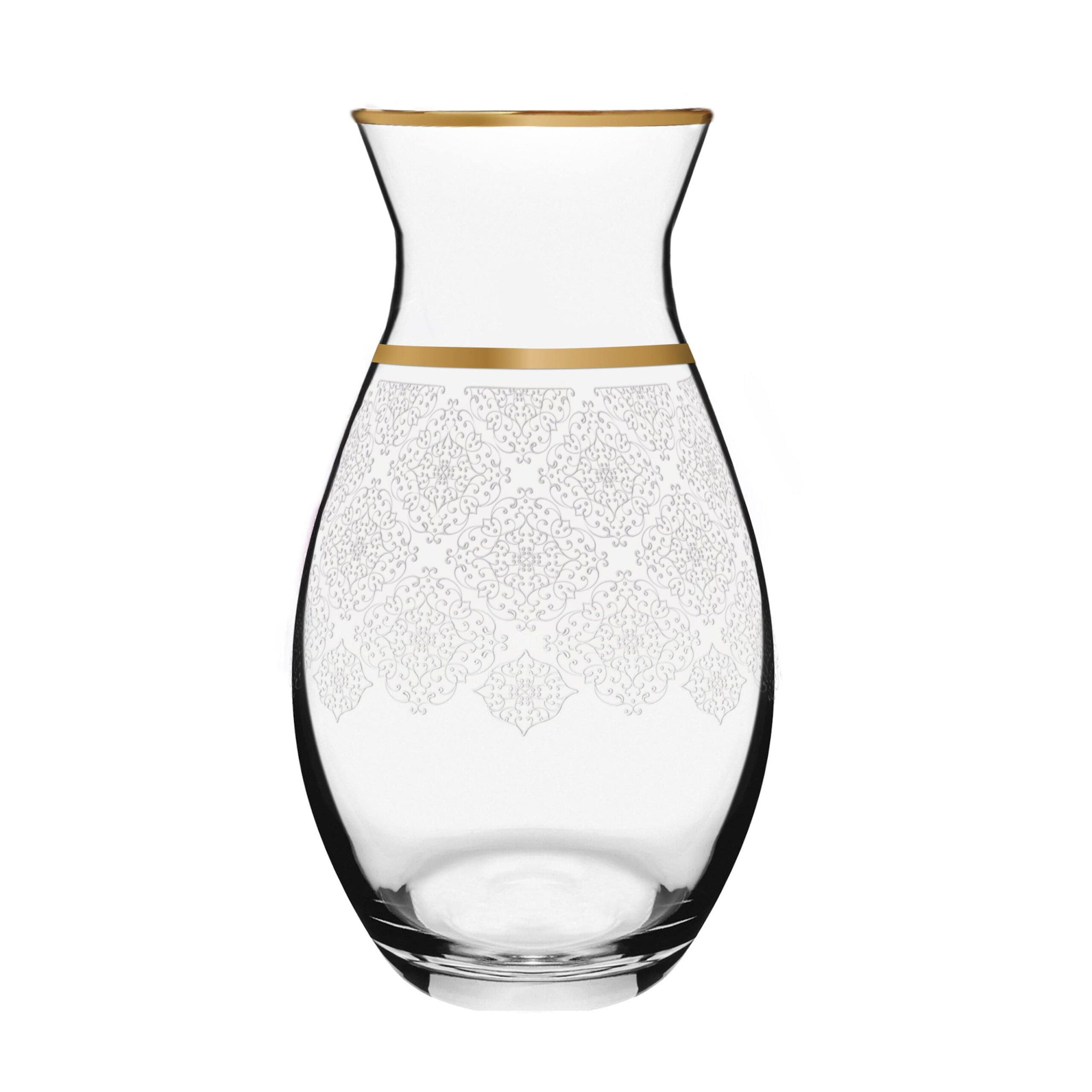 Dimlaj Perla Crystal Vase (Gold) | Jomla.ae