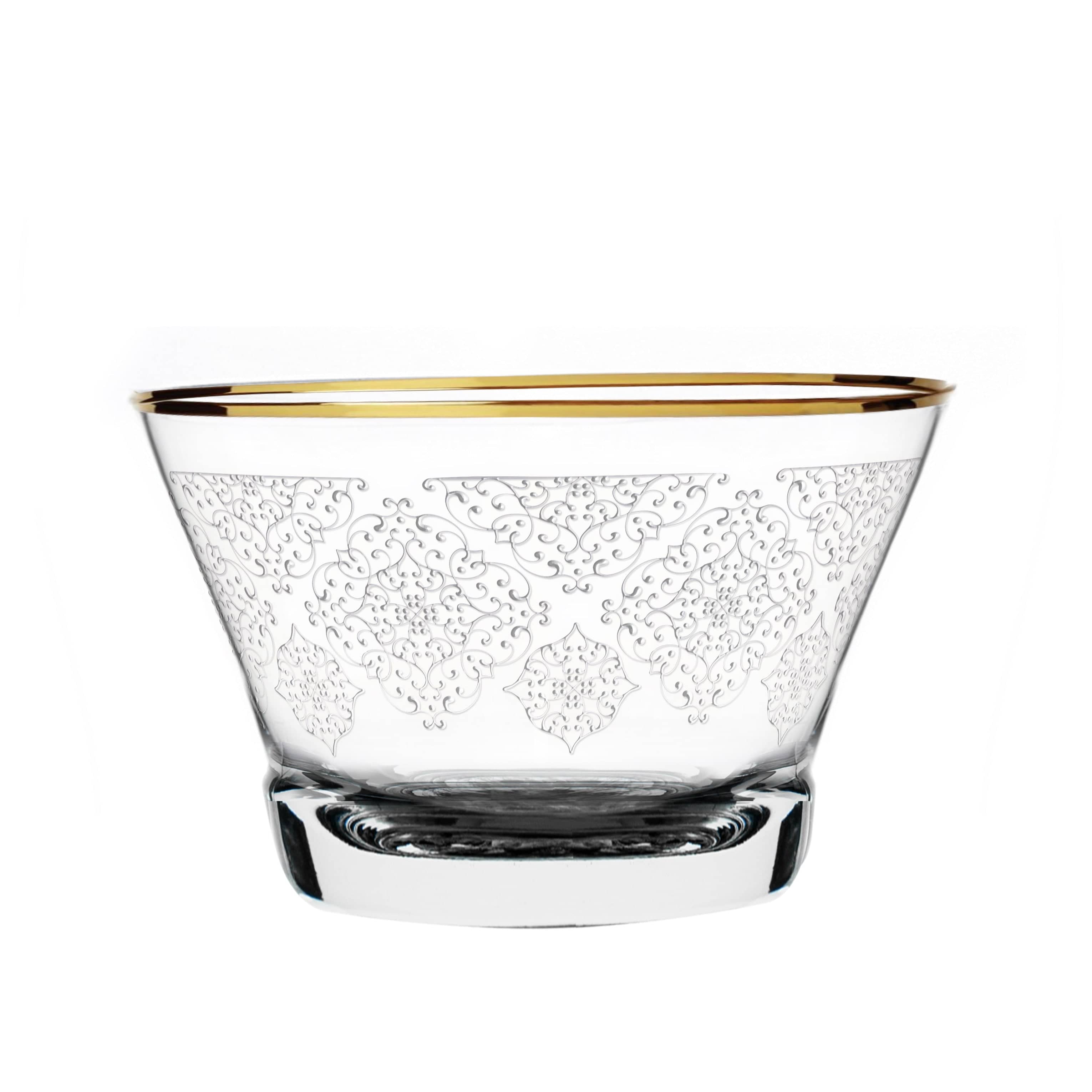 Order Dimlaj Perla Set of 4 Pcs Serving Bowls (Gold) Now! | Jomla.ae