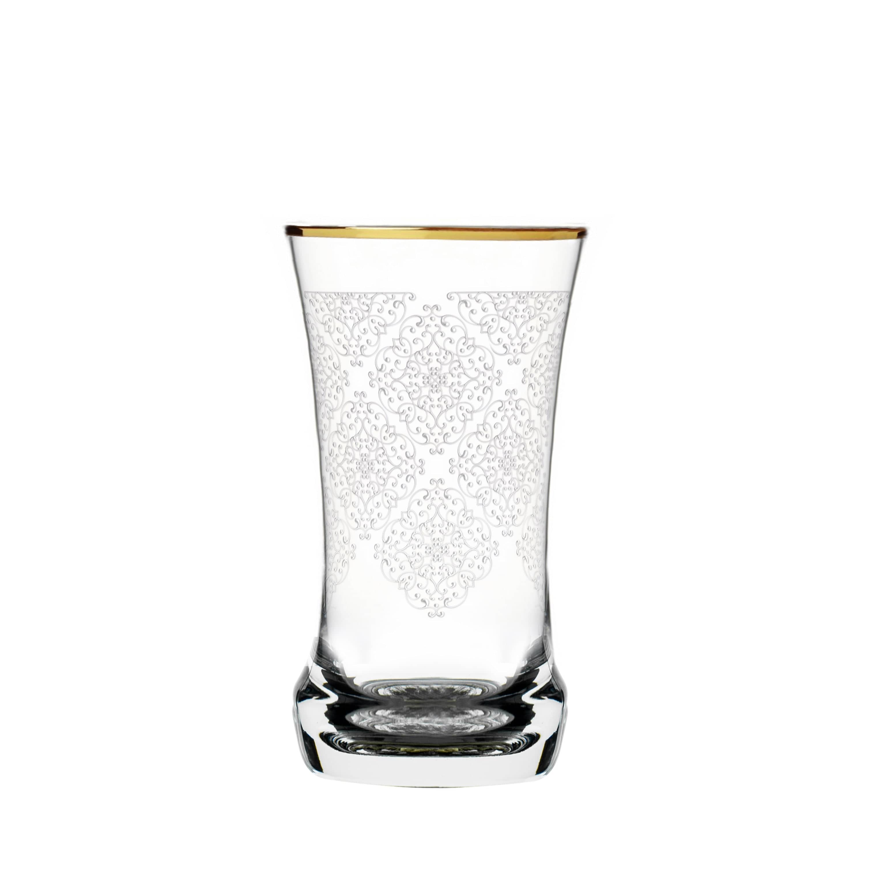 Order Dimlaj Perla Set of 6 Pcs Crystal Tumblers (Gold) Now! | Jomla.ae