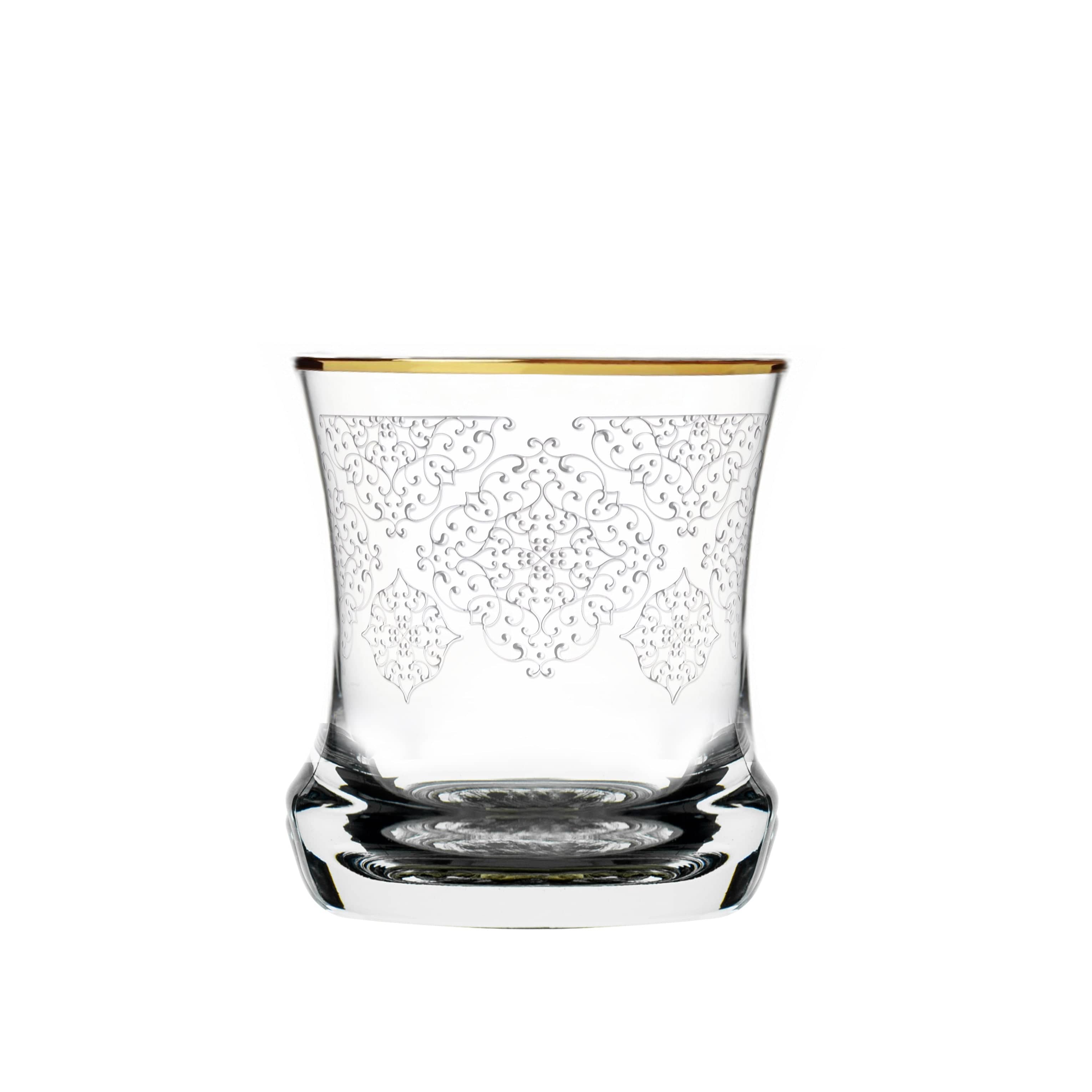 Order Dimlaj Perla Set of 6 Pcs Short Crystal Tumblers (Gold) Now ...