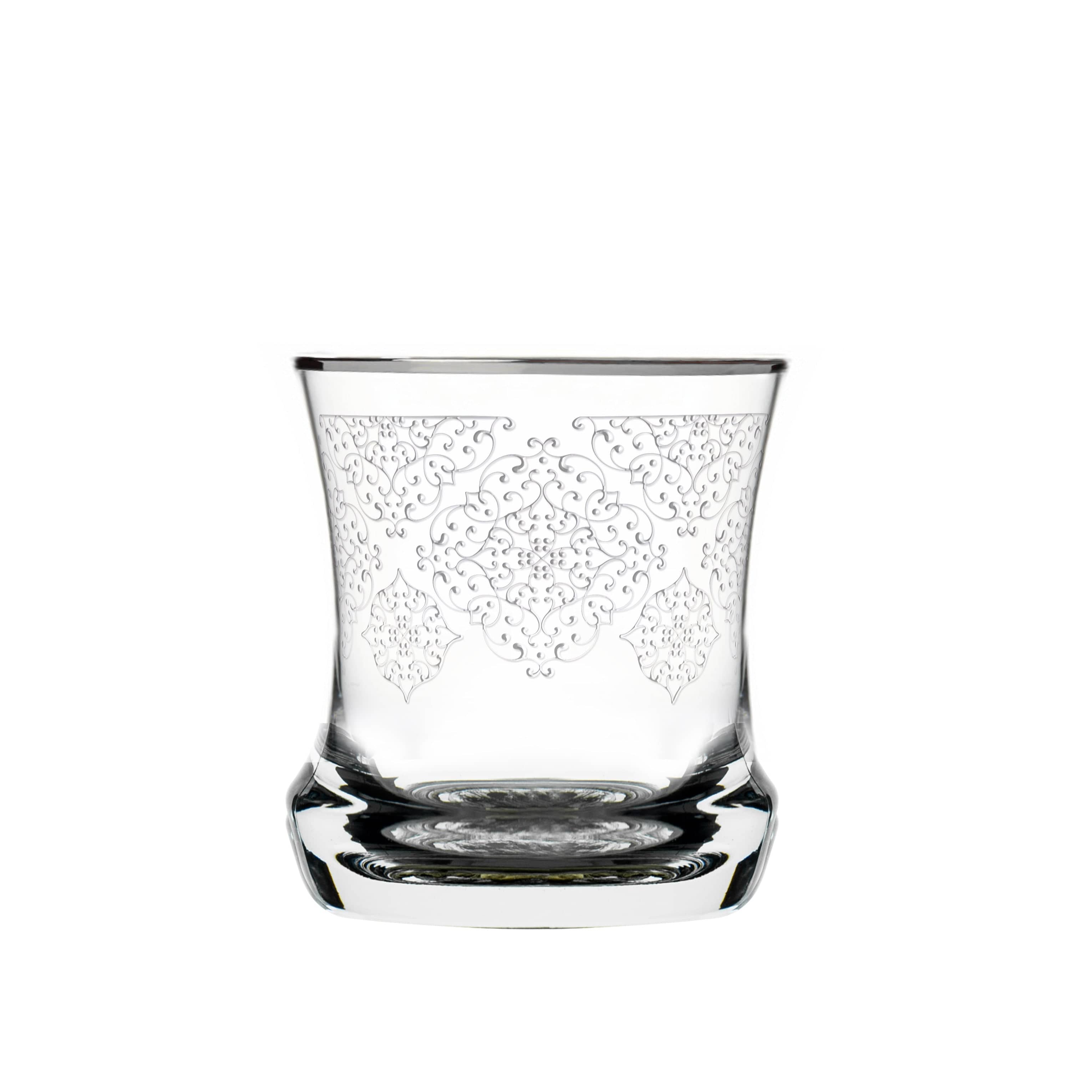 Order Dimlaj Perla Set of 6 Pcs Short Crystal Tumblers (Platinum) Now ...
