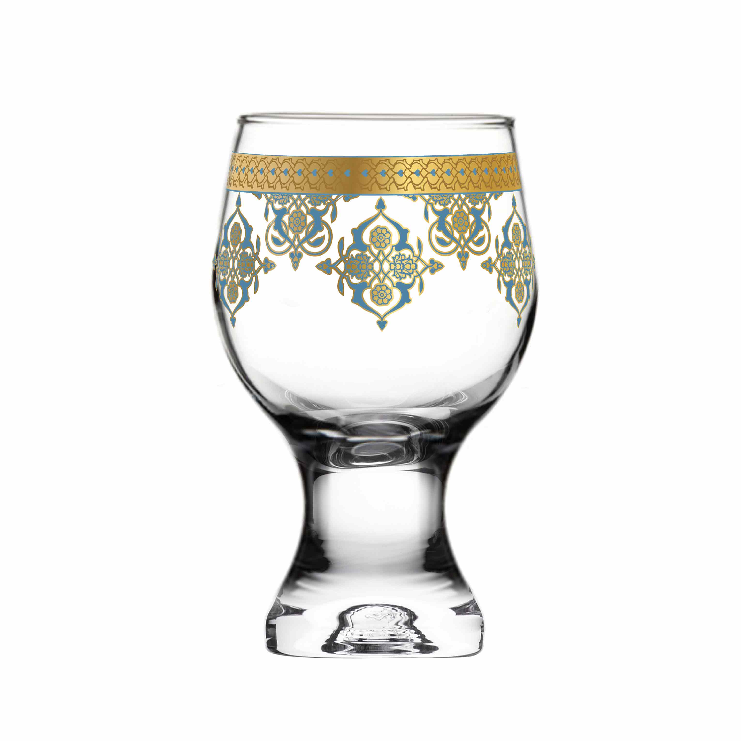 Order Dimlaj Rayhan Set of 6 Pcs Goblet Stems (Gold) Now! | Jomla.ae