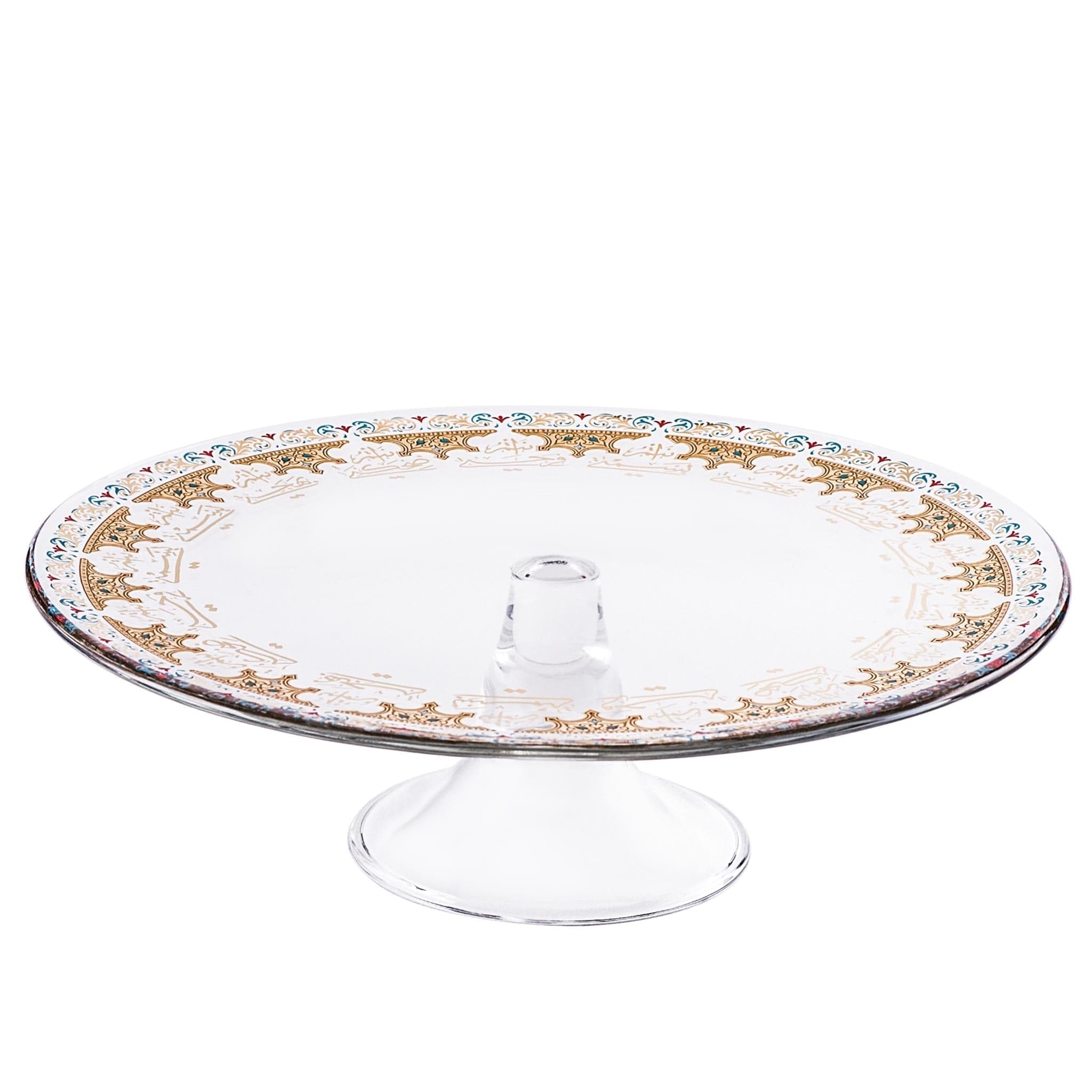 Order Dimlaj Suroor Footed Cake Plate (Gold) Now! | Jomla.ae