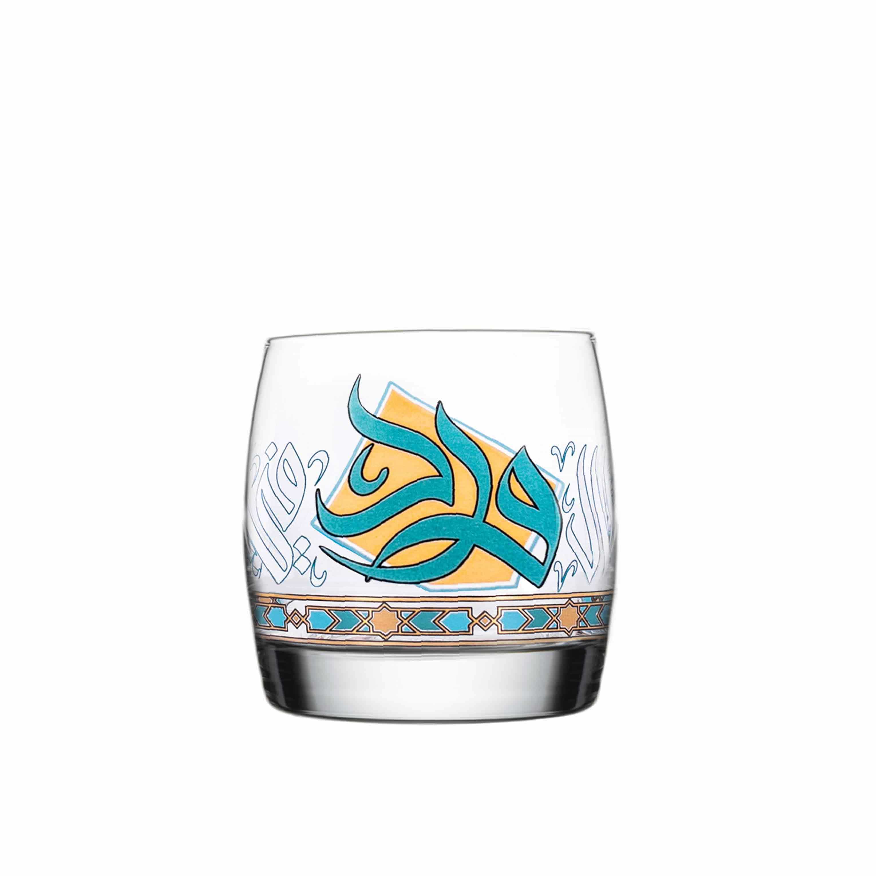 Order Dimlaj Wurood Set of 6 Pcs Short Tumblers (Gold & Green) Now ...