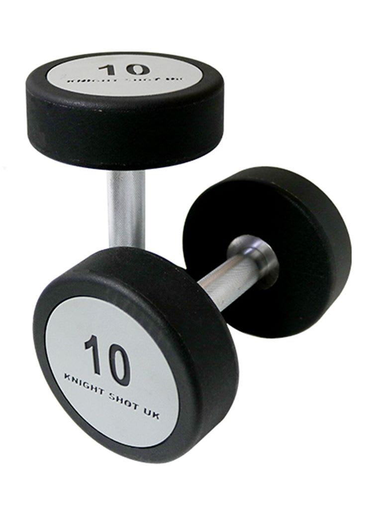 Order Knightshot CPU Dumbbell + Round Steel Grey-Black | Pair Color ...