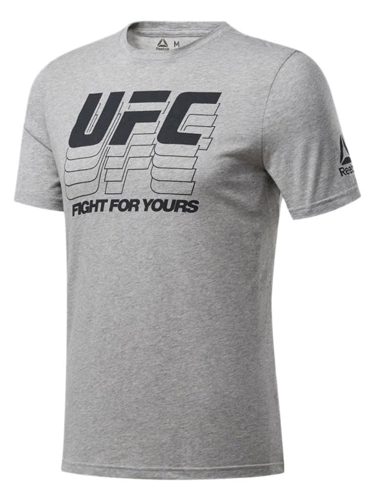 Order Reebok UFC Fan Gear Logo Tee Color Heather GreySize S Now! | Jomla.ae