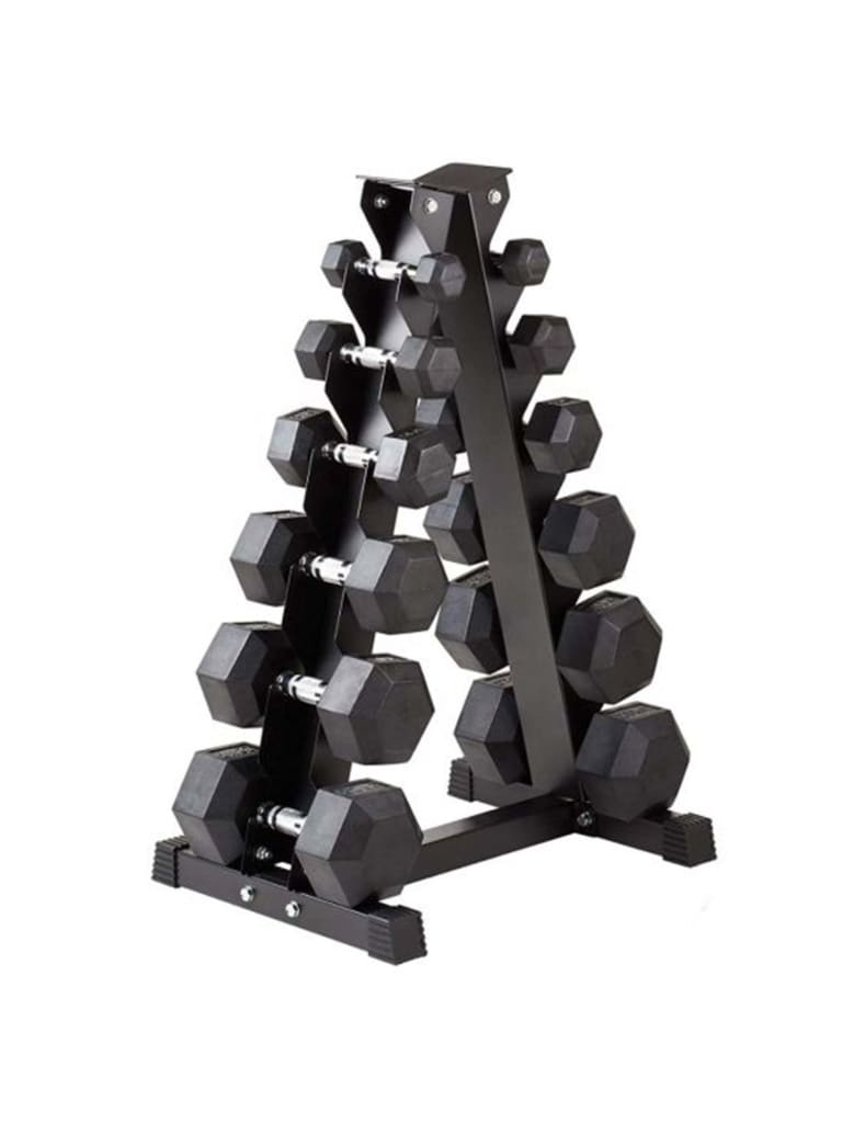 Order Generic Hex Dumbbell Set With Dumbbell Rack | 2.5 to 15 KgÂ Now ...