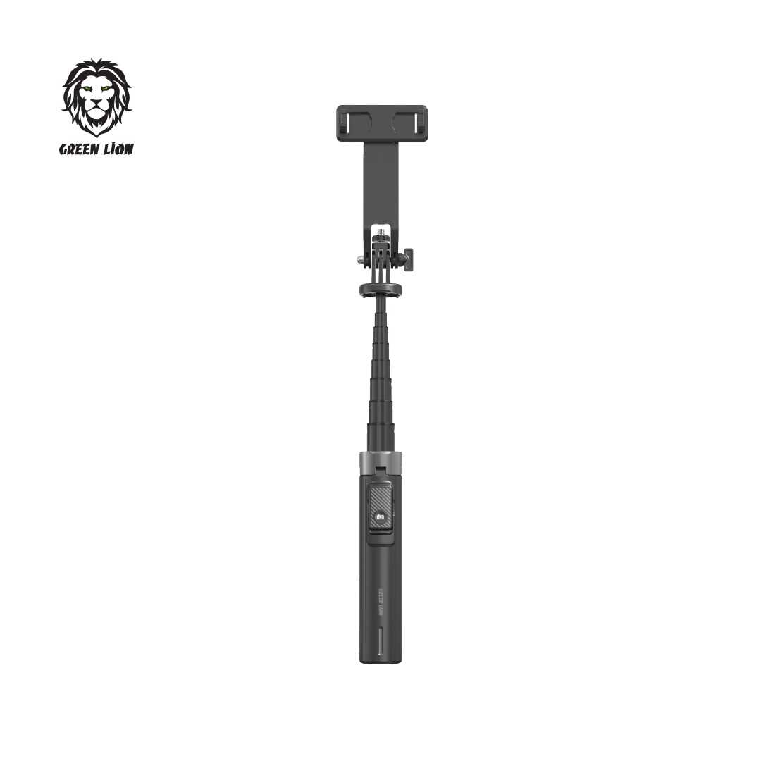 Green Lion Click Stick Selfie Stick - Black | Jomla.ae