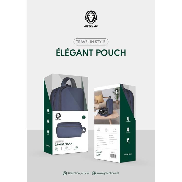 Order Green Lion Elegant Pouch - Dark Blue Now! | Jomla.ae