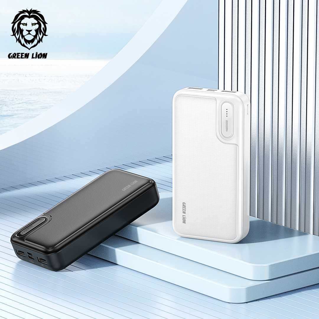 Order Green Lion Power Mate 20 Power Bank 20000mAh - White Now! | Jomla.ae