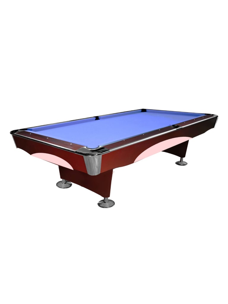 Knightshot Spyder Commercial Pool Table| Brown Finish|8 FT | Jomla.ae
