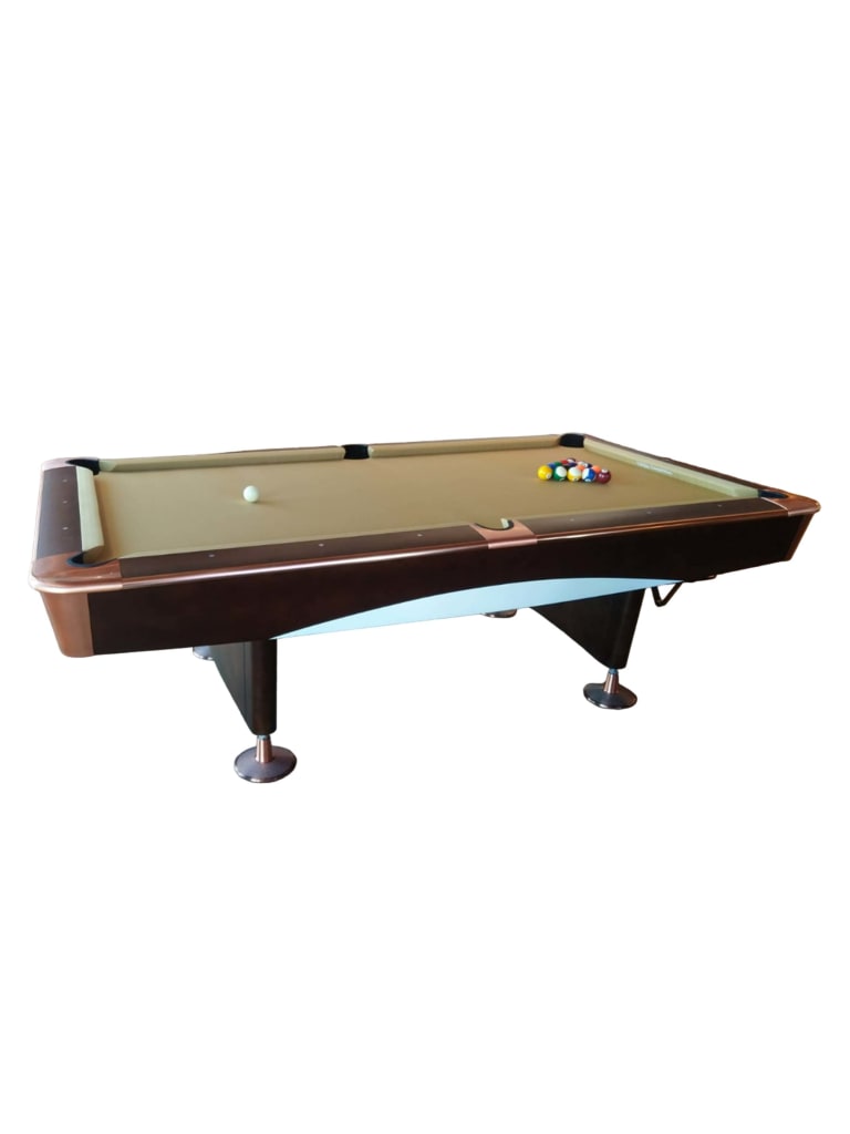 Knightshot Spyder Commercial Pool/Billiard Table | 9FT Color Brown ...