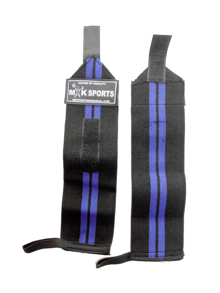 Order MK Sports Lifting Straps Color Black/Blue Now! | Jomla.ae