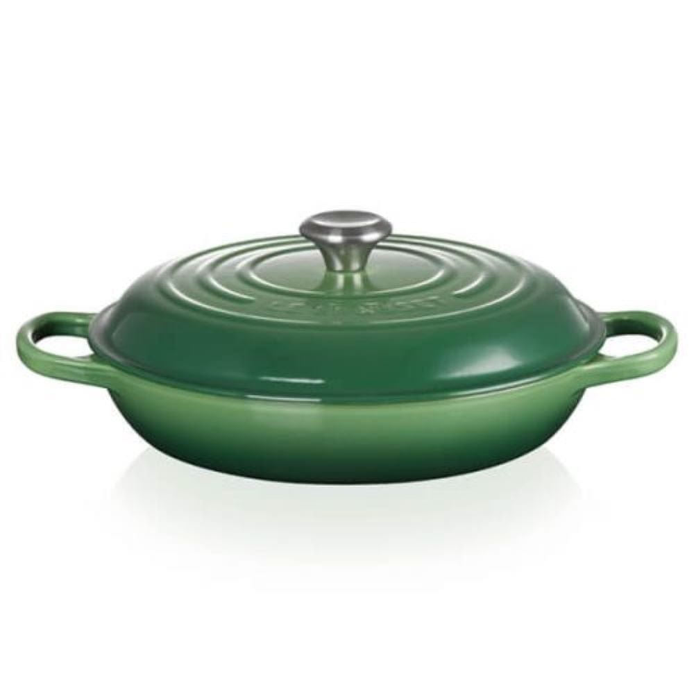 Order Le Creuset Shallow Casserole 30CM Bamboo Green Now! | Jomla.ae