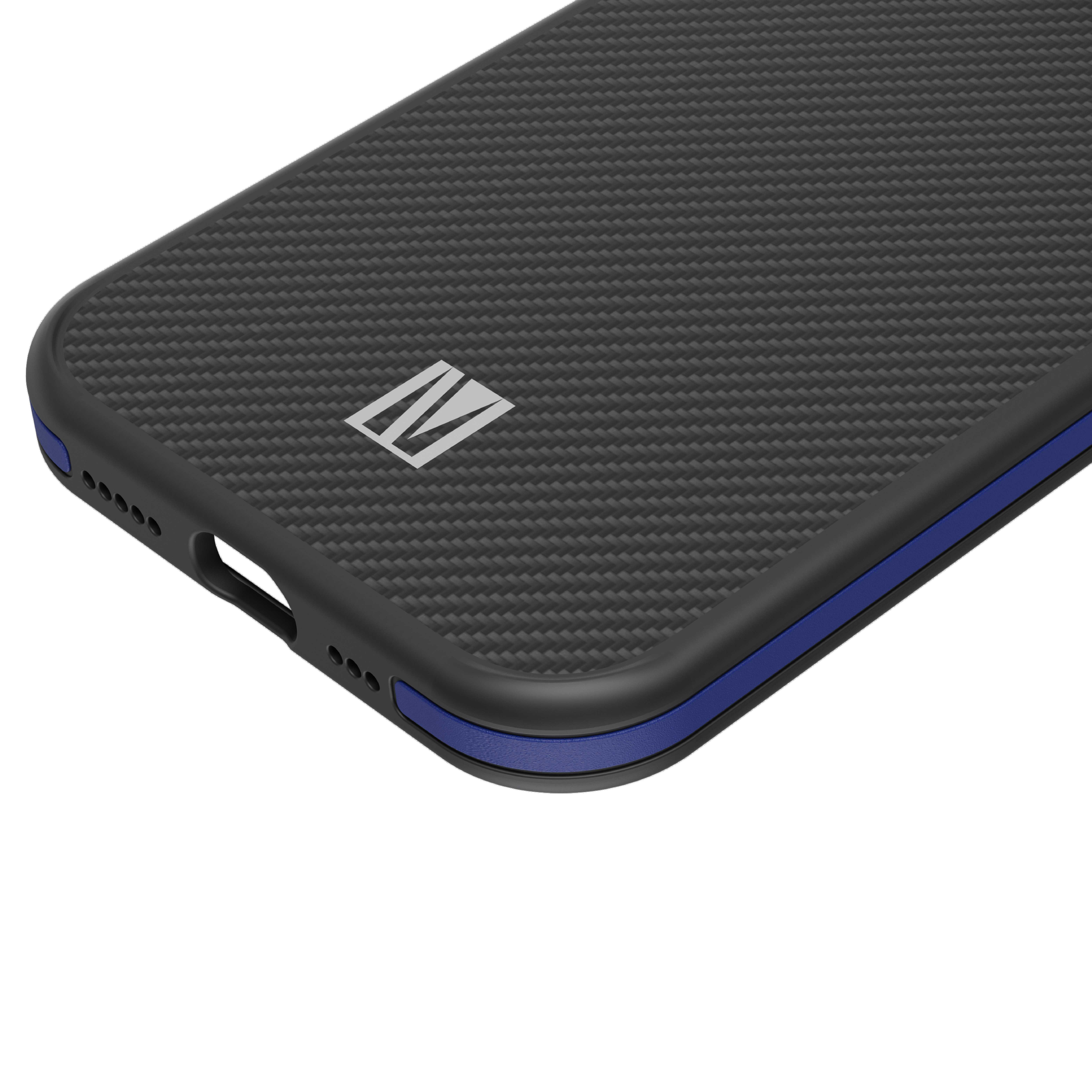 Order Levelo Ox Carbon Case For iPhone 15 Pro - Blue Now! | Jomla.ae