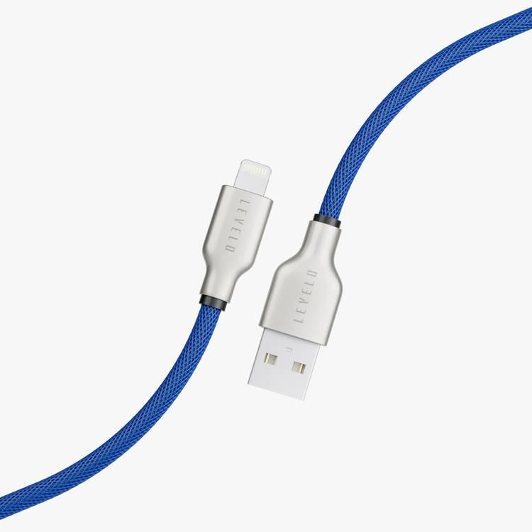 Order Levelo Polyester Braided USB A to Lightning Cable 1.1m - Dark ...