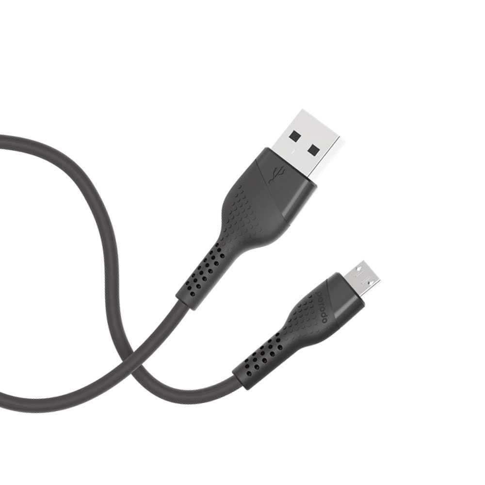 Order Porodo Blue TPE/PVC USB-A to Micro USB Cable 1.2M 2.4A - Black ...