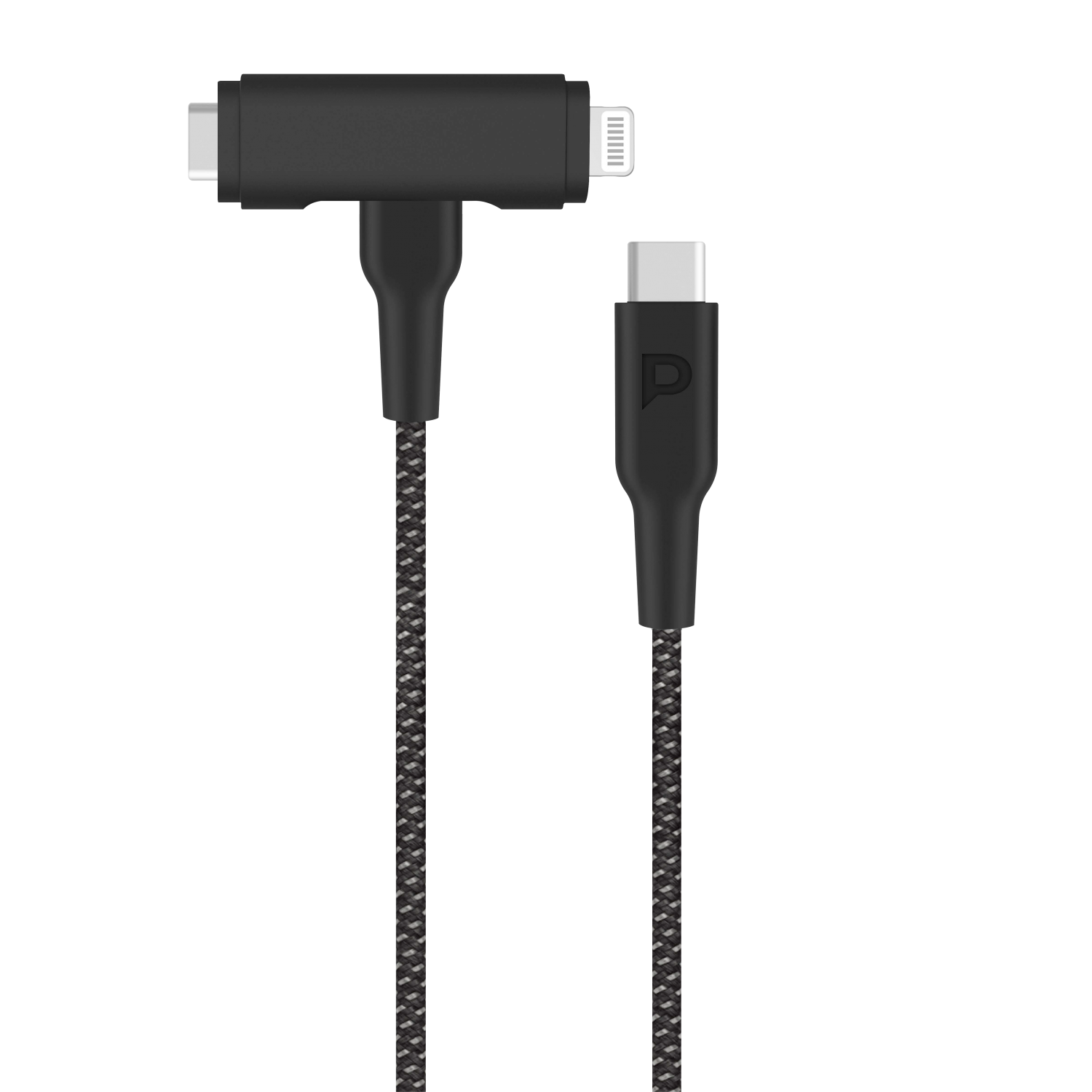 Order Powerology MFI Braided Type-C to Type-C and Lightning 2in1 C94 ...