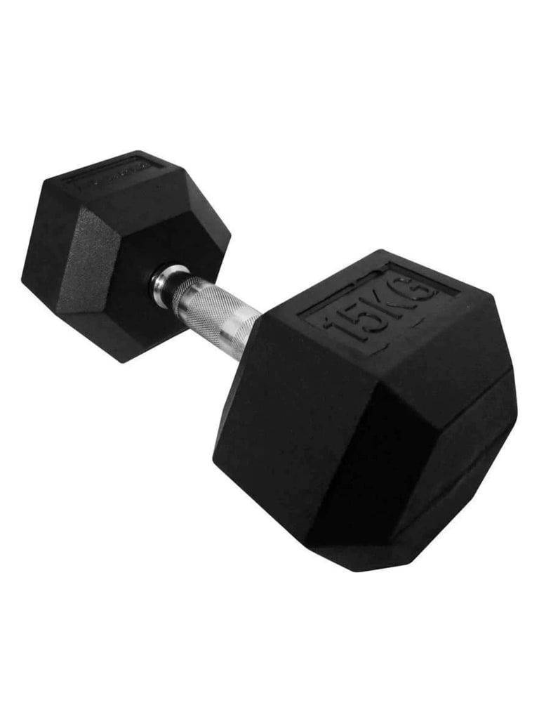 Force USA Rubber Hex Dumbbells Weight 17.5 Kg | Jomla.ae