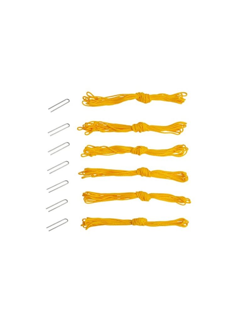 Sunvolley Beach Volleyball Boundary Line Rope ( 6 Ropes + 6 Steel Pegs ...