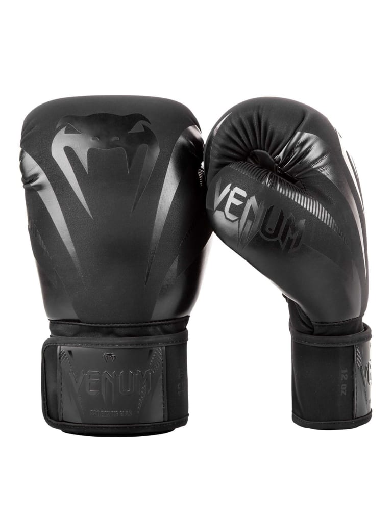 Order Venum Impact Boxing Gloves - Black Size 12oz Now! | Jomla.ae