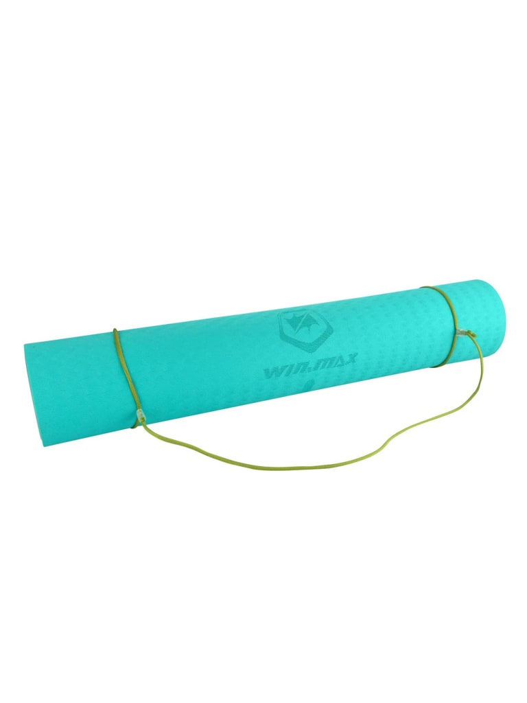 Winmax Tpe Yoga Mat Color Green | Jomla.ae