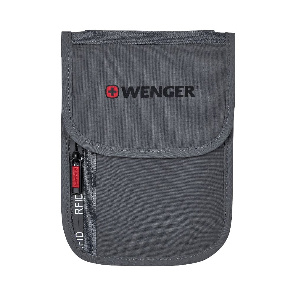Order Wenger Travel Document Rfid Neck Pouch Grey - 611878 Now! | Jomla.ae