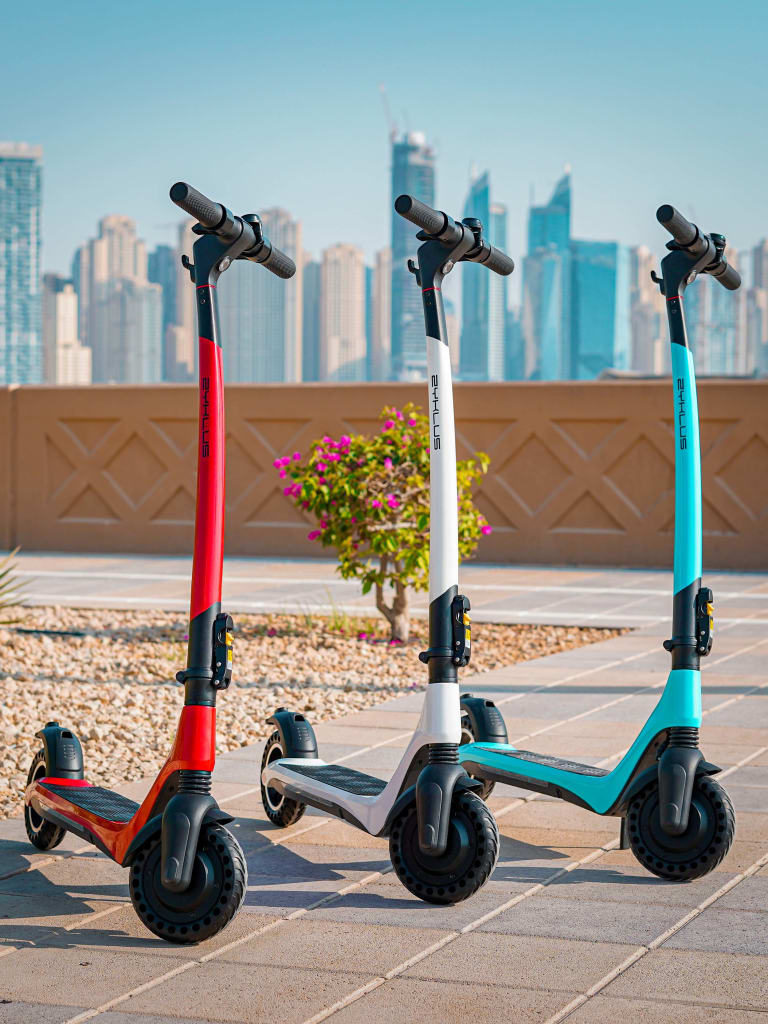 Order Zyklus Escooter - 2023 Model Color Blue Now! | Jomla.ae