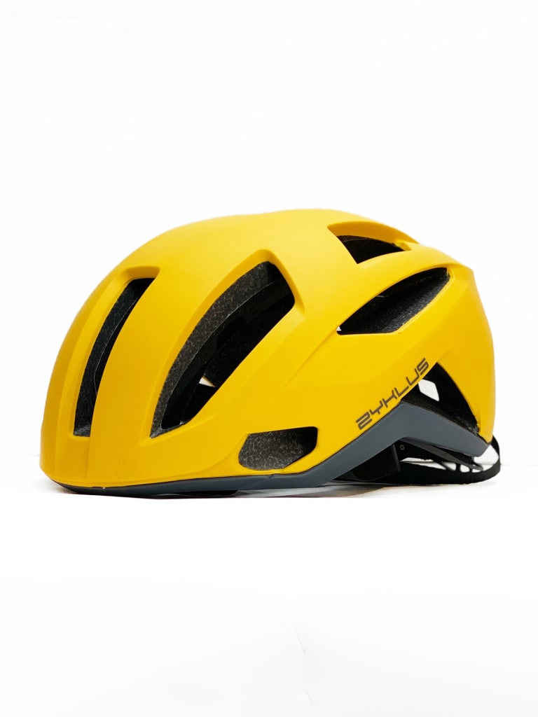 Zyklus Road Bike Helmet-Matte Mustard Size M/L | Jomla.ae