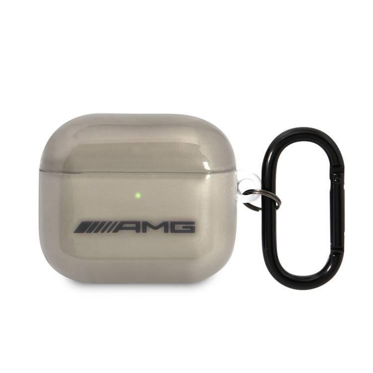 AMG Transparent Case White Logo for Airpods 3 - Black | Jomla.ae