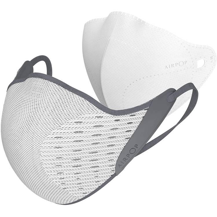 Order AirPOP Active Face Mask - White/Grey Now! | Jomla.ae