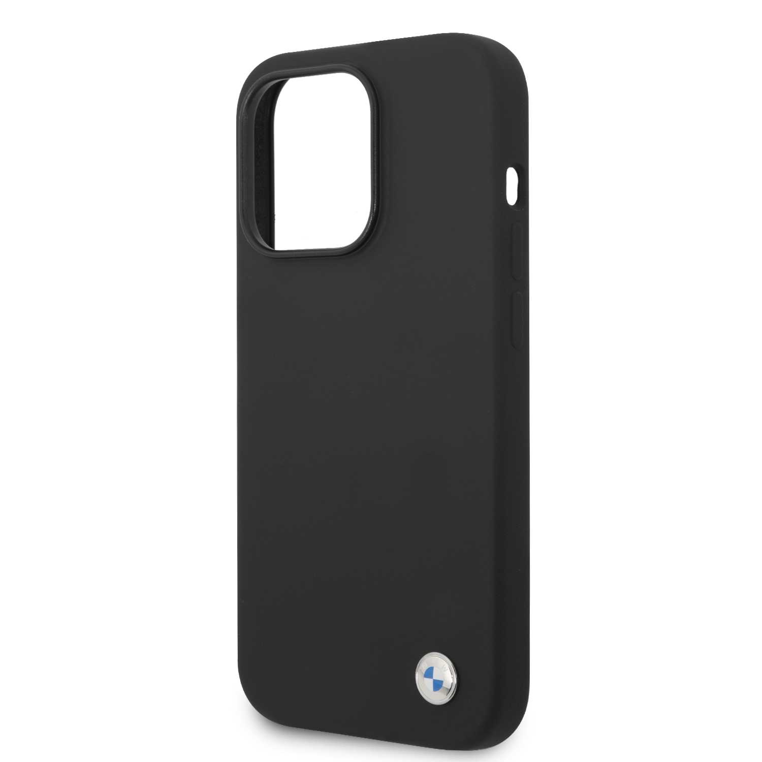 Order BMW Silicone Case with Metal Logo for iPhone 15 Pro - Black Now ...