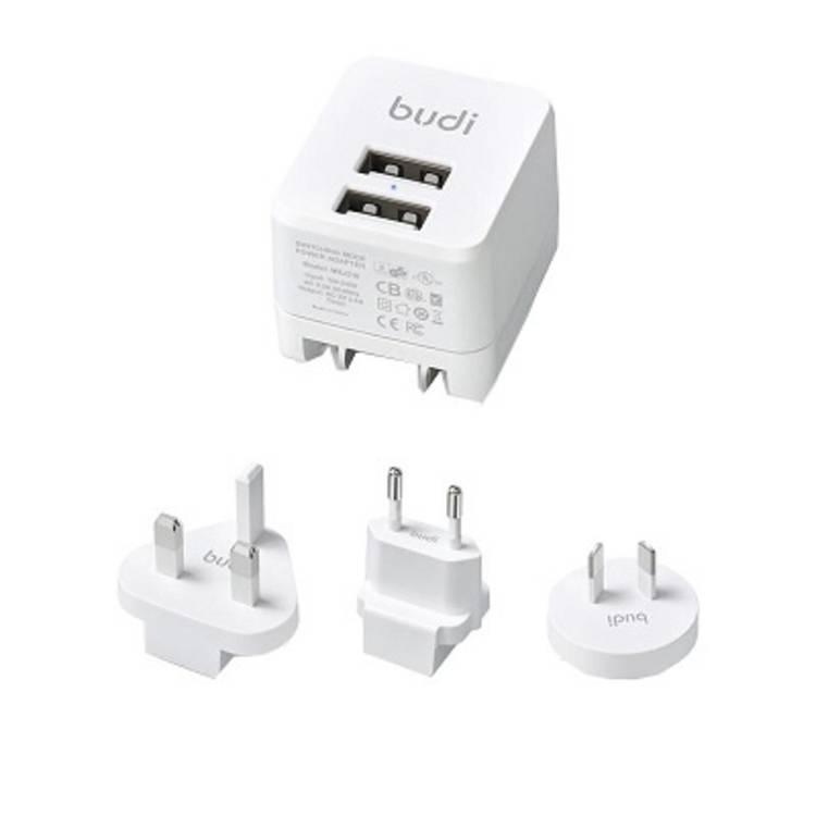 Budi Global Travel Charger 12W - White | Jomla.ae