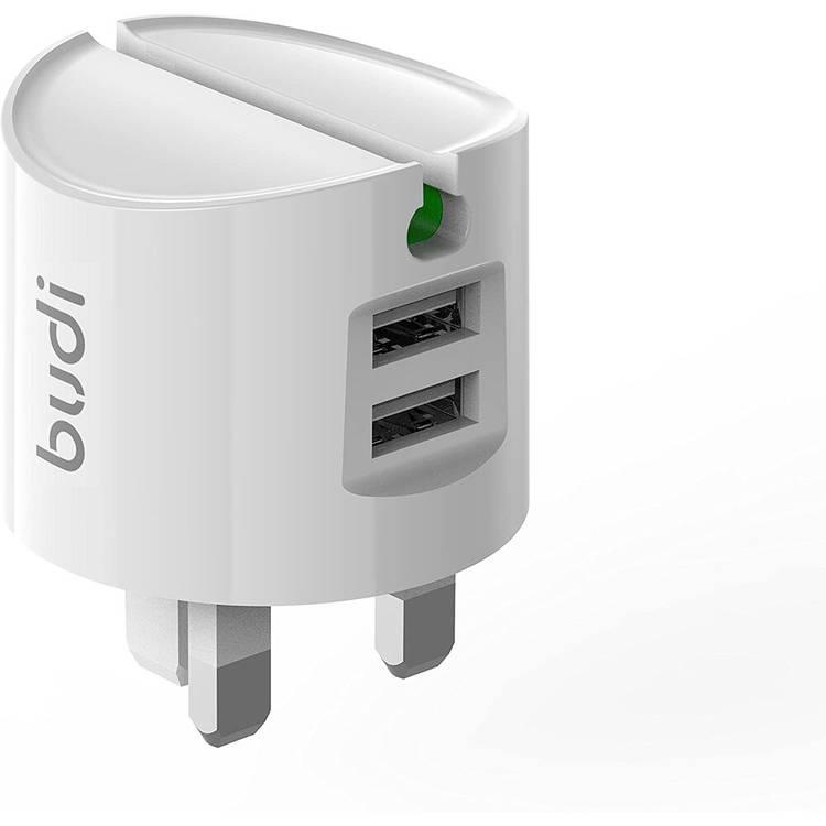 Order Budi Home Charger / 12W Cable / 2 USB Port Now! | Jomla.ae