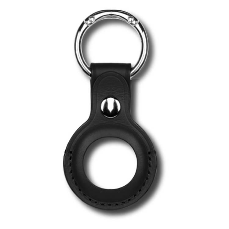Order Devia Leather Case with Key Ring For AirTag - Black Now! | Jomla.ae