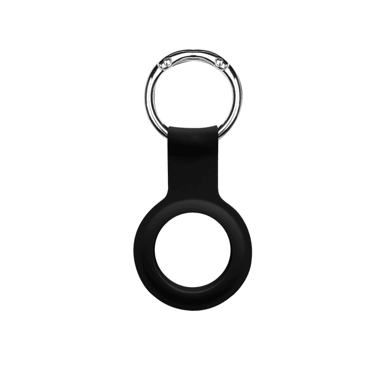 Order Devia Silicone Case With Key Ring For AirTag - Black Now! | Jomla.ae