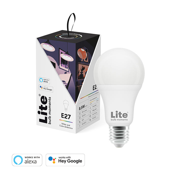 Order LITE BULB MOMENT A60 RGB LED Lamp 2700-6500K E27 8.5 Watts WiFi ...