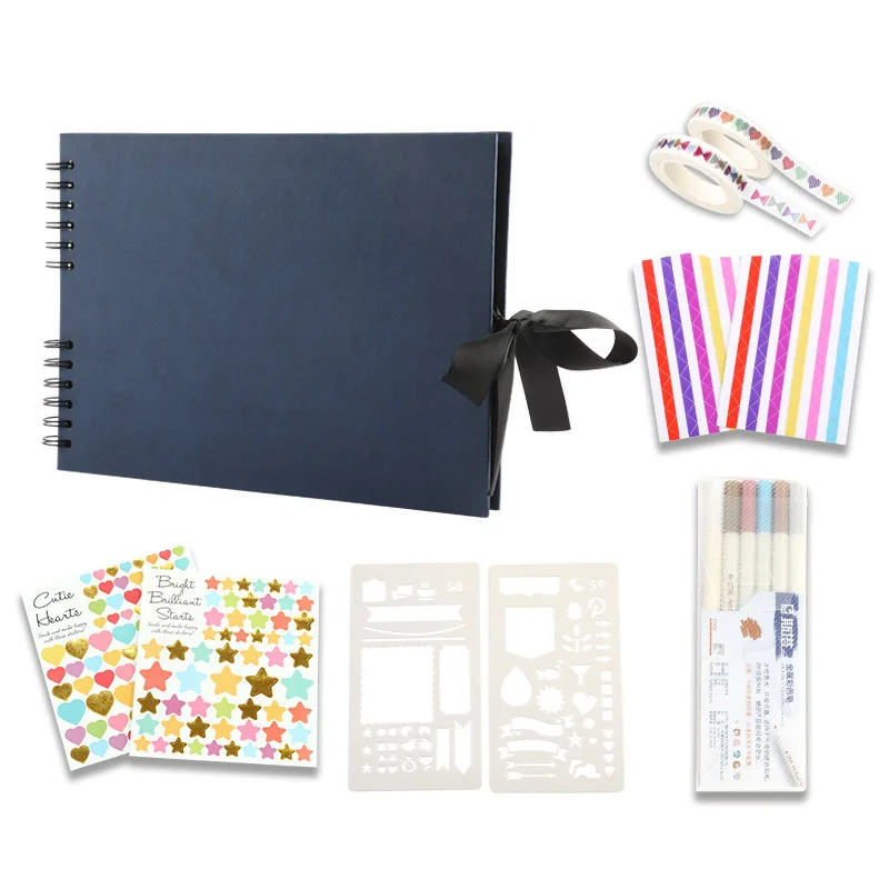 Order O Ozone 80 Pages Scrapbook Photo Album, 12.6 x 8.3 Inch, DIY ...