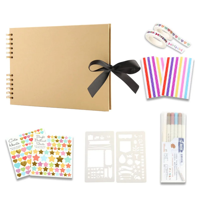 Order O Ozone 80 Pages Scrapbook Photo Album, 12.6 x 8.3 Inch, DIY ...