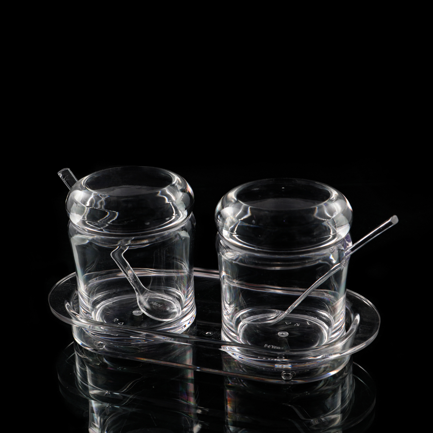 Order Acrylic Jam Jar Set - Big Transparent Acrylic Now! | Jomla.ae