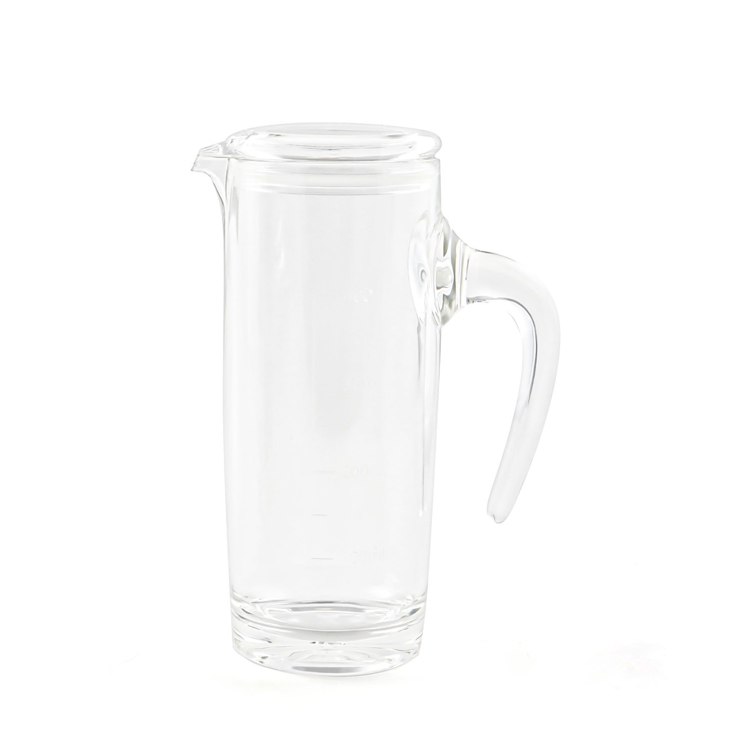 Order Acrylic Jug with Cover 500 ml Transparent Acrylic Now! | Jomla.ae