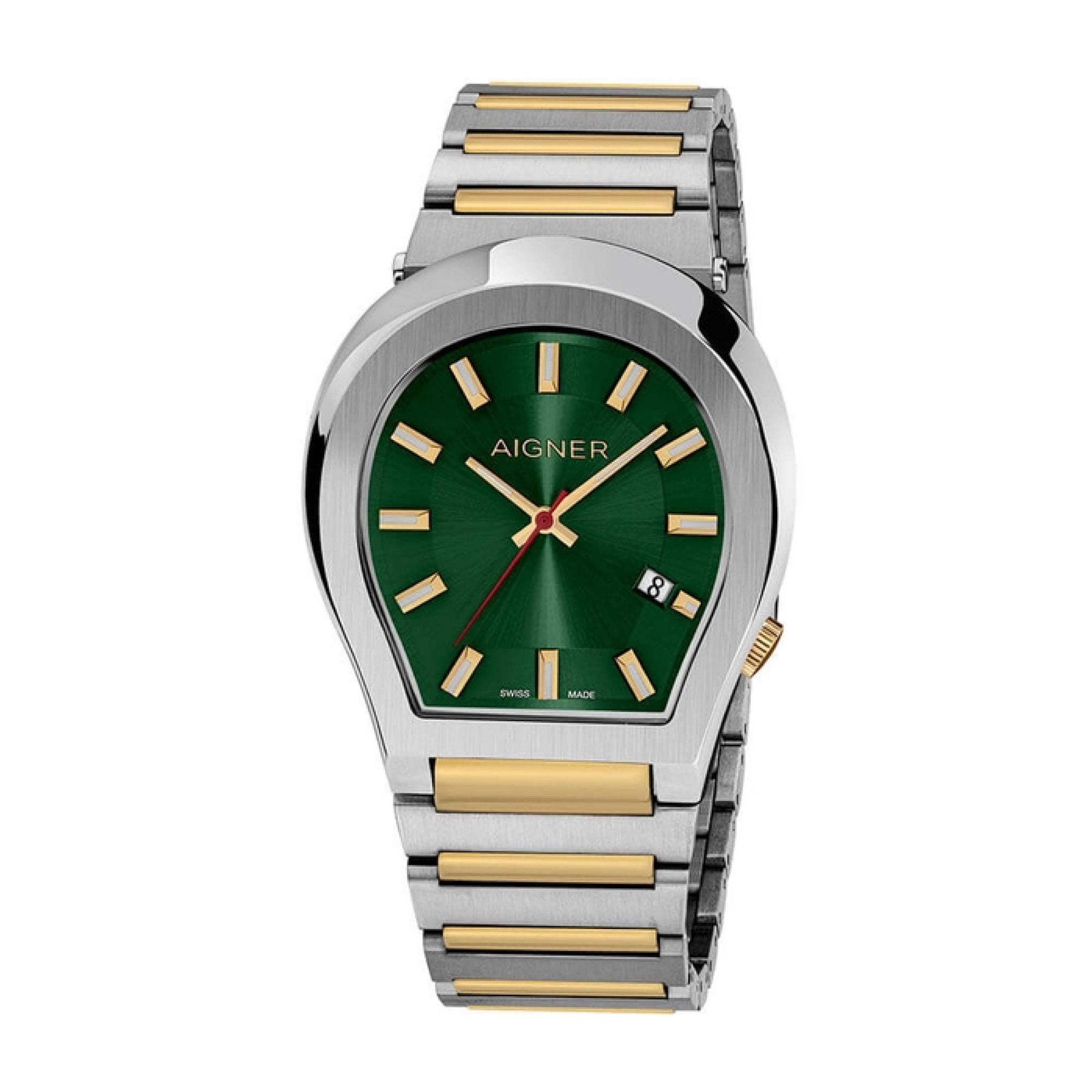 Aigner Men's Milano Silver & Gold Stainless Steel Watch Arwgg0000204 ...