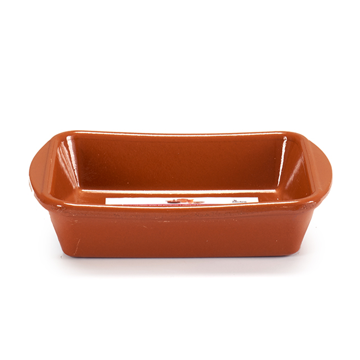Arte Regal Brown Clay Deep Rectangular Plate 18 cm | Jomla.ae