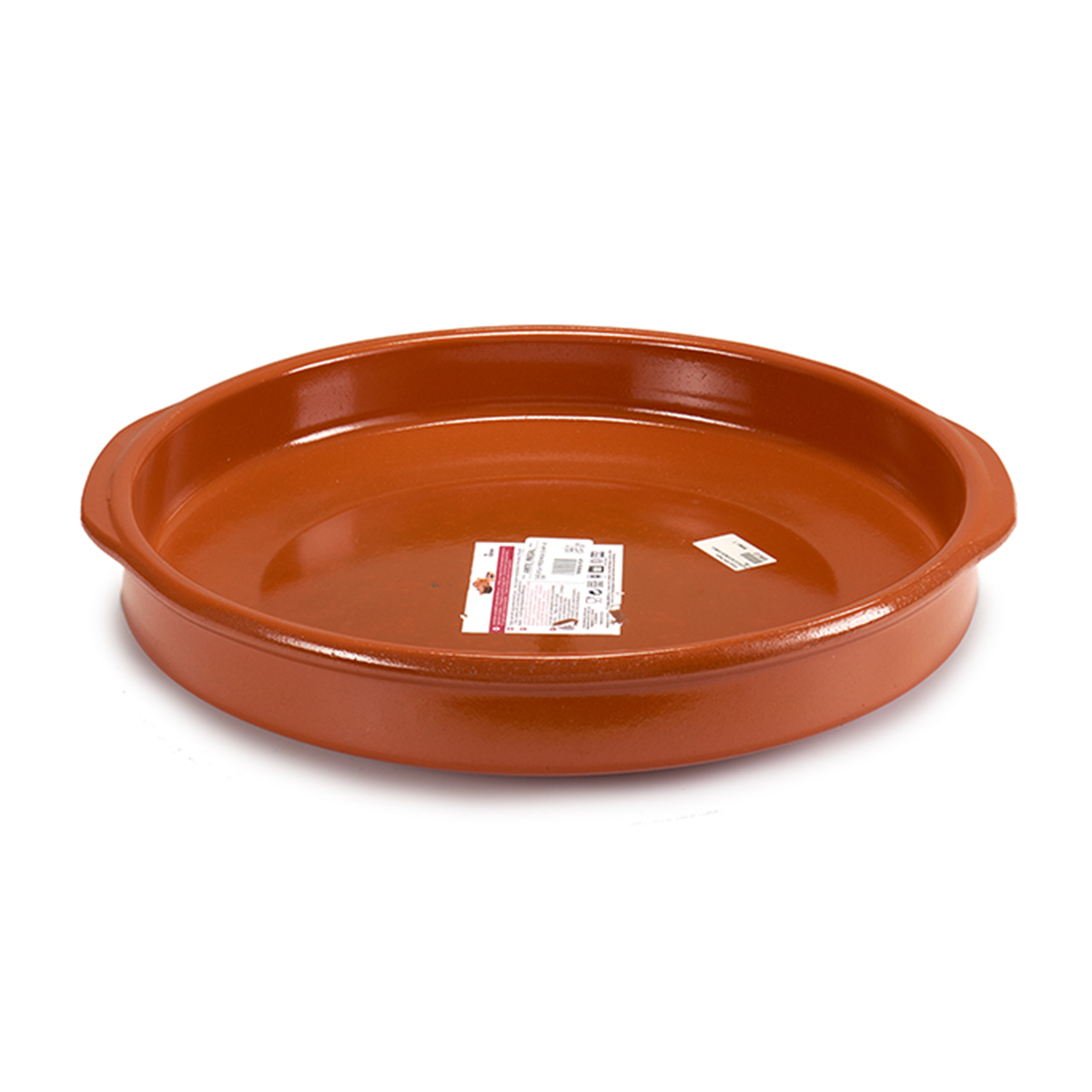 Order Arte Regal Brown Clay Round Deep Plate with Handle 42 cm Now ...