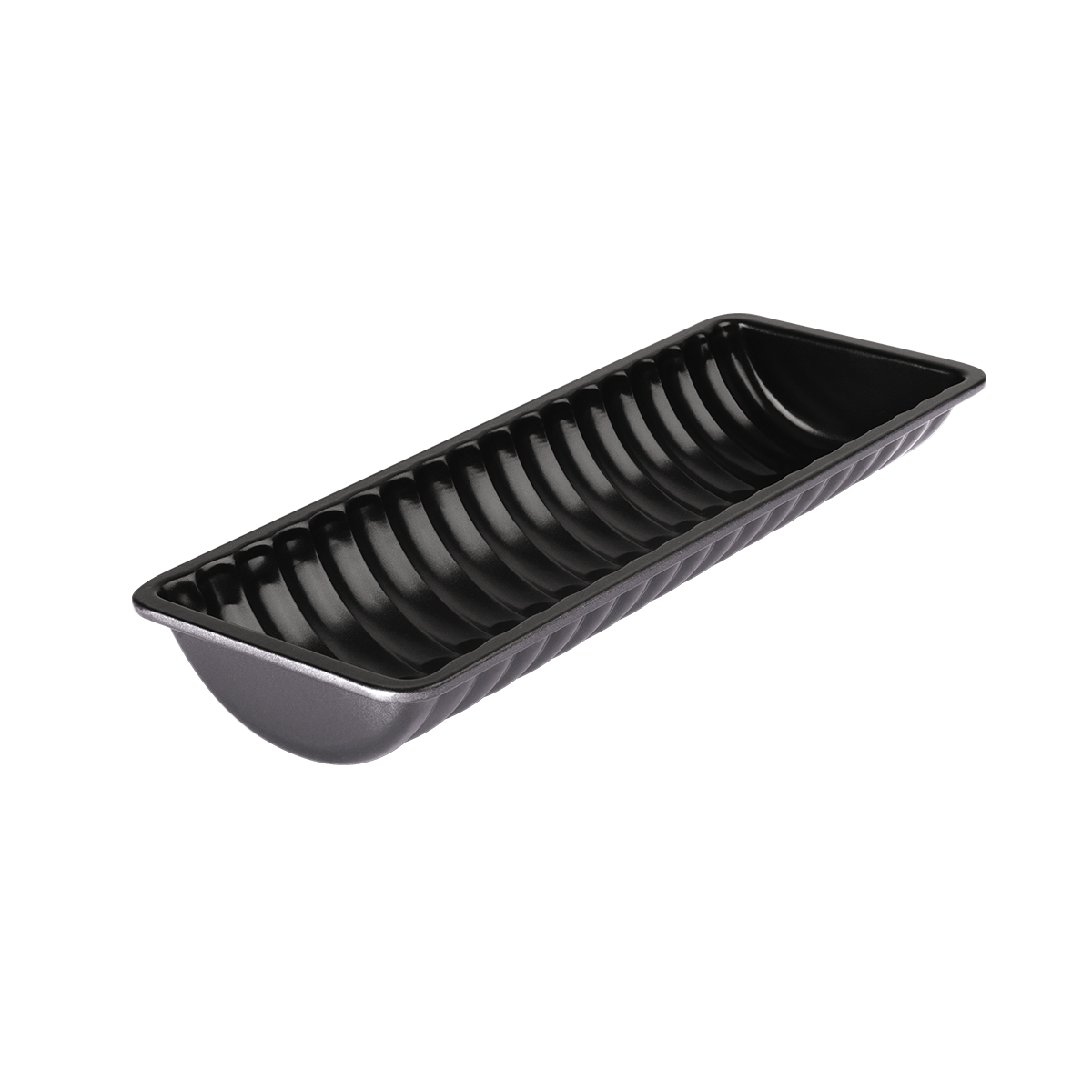 Order Berlinger Haus Ribbed Loaf Pan Carbon Pro Collection Grey Carbon ...